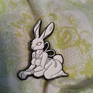 Rope Bunny Boy Bdsm Themed Kinky Enamel Pins | Etsy