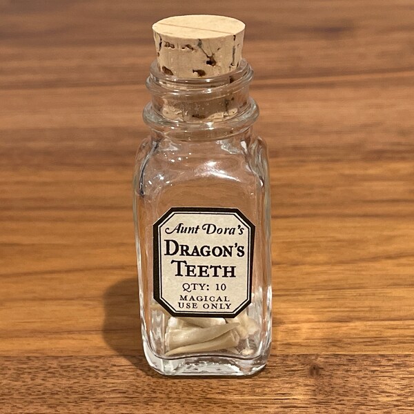 Dragon's Teeth - Aunt Dora's Magic & Mythic Ingredients, Magical Object ...
