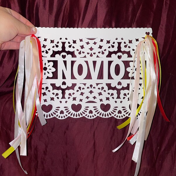 Bride and Groom Flags | Papel Picado Wedding Banner | Mr and Mrs ...