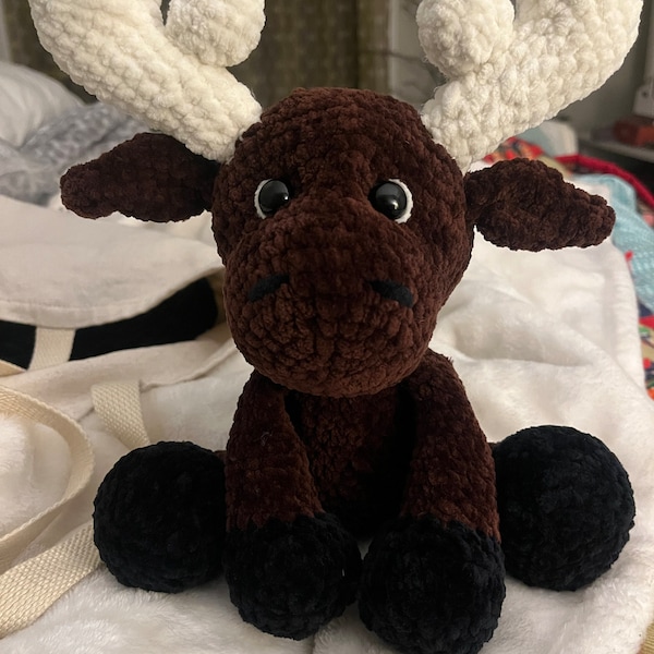 Moose Crochet Pattern, Crochet Moose, Moose Tutorial, Amigurumi ...