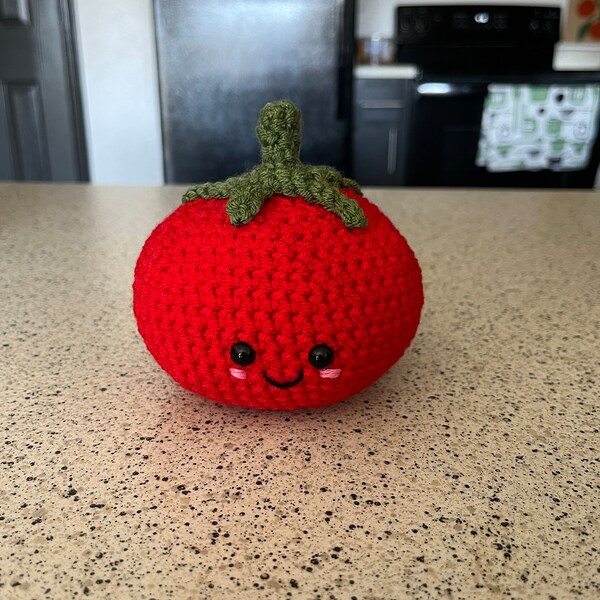 Tomato Crochet Pattern! PATTERN ONLY! PDF Download Amigurumi Beginner ...