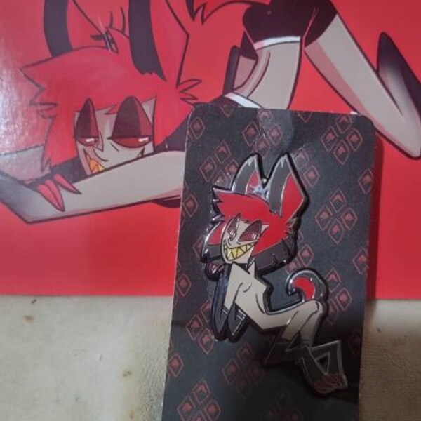 2 Spicy Alastor Hazbin Hotel Enamel Pins - Etsy