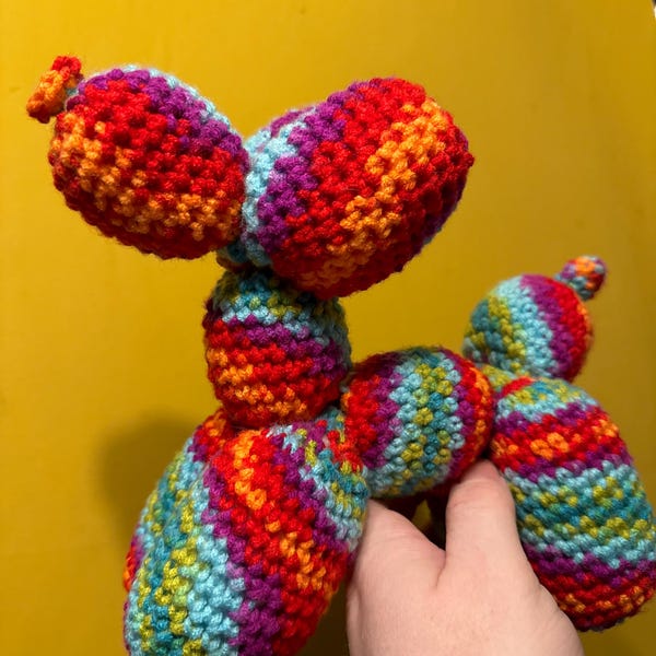 Crochet Balloon Animal Dog Pattern: Puppy Amigurumi (PDF Download) - Etsy