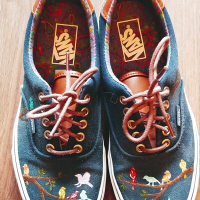 Custom Painted Vans // Completely Customizable Handpainted Shoes / Slip ...