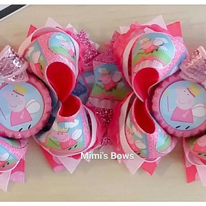 Peppa Pig 1 Grosgrain Ribbon-peppa Pig Ribbon-peppa Pig Ribbon by the ...