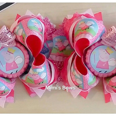 Peppa Pig 1 Grosgrain Ribbon-peppa Pig Ribbon-peppa Pig Ribbon by the ...