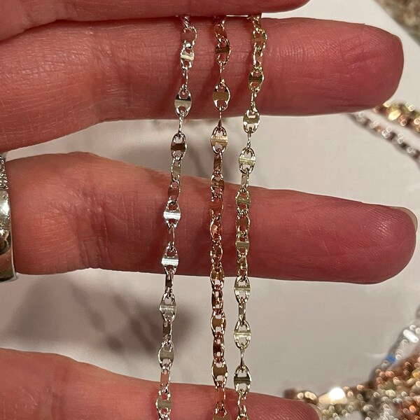 14k Gold Glitter Chain Necklace,gold Filled Chain,sparkle Chain ...