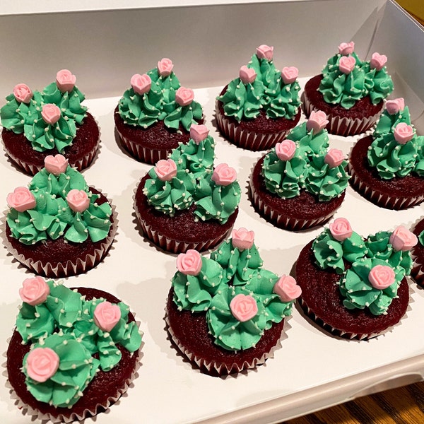 Mini Royal Icing Roses Pastel Pink - Etsy