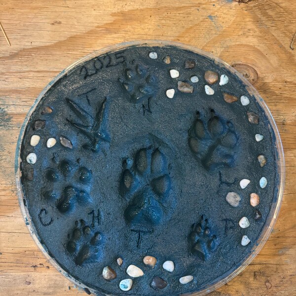 Handprint and Footprint Kids Craft Kit - Create Your Own Stepping Stone ...