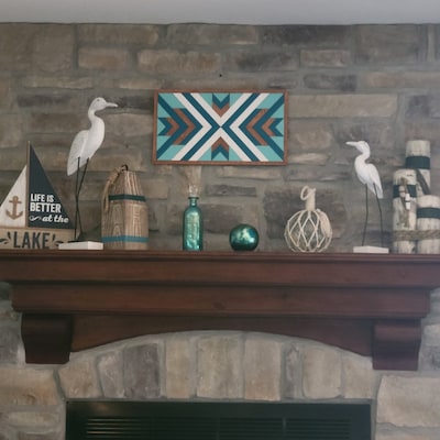 DIY Kit-diy Wooden Mosaic Craft Sign Kit Wooden Quilt Paint - Etsy