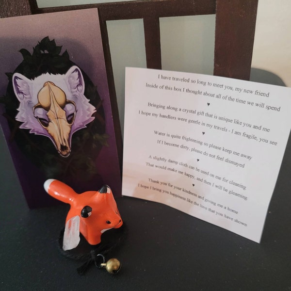 Made to Order Standing Fox Totem, Red Fox Figure, Arctic Fox Figure ...