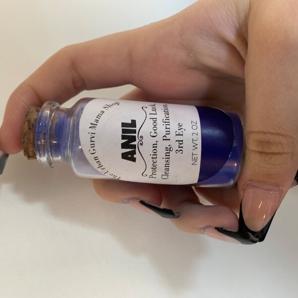 Blessed Anil Powder in Apothecary Corked Vial || Hand-ground || Bolsa ...