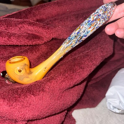 Honey Bee Pipe/ Glass Pipe/ Glass Pipes/ Pipes - Etsy