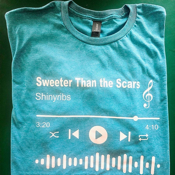 Custom Music Tee, Custom Song Name and Artist Name Shirt, Favorite Song ...