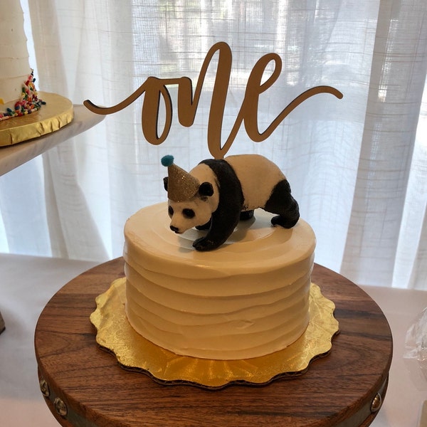 ONE Cake Topper V2, 6w Inches, Version 2, First Birthday Topper, 1st ...