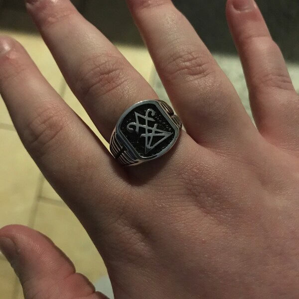 Lucifer Ring Sigil of Lucifer Satan Lucifer Silver 925 Lucifer Ring - Etsy