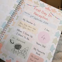 First Day of School, School Journey Journal, First Day of School Sign ...