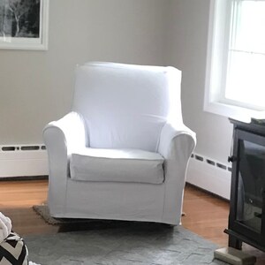 Custom Slipcovers for Your Pottery Barn Lullaby Rocker/glider Chair ...