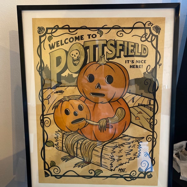 Over the Garden Wall Pottsfield Poster - Wall Art Print by Mark T ...