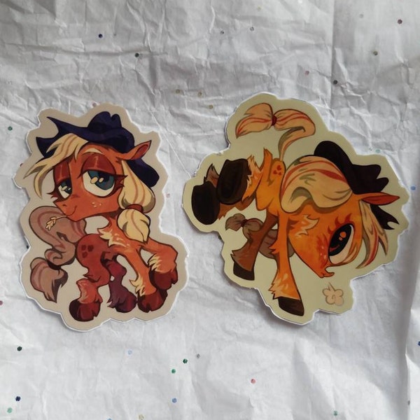 Applejack Stickers | My Little Pony - Etsy UK