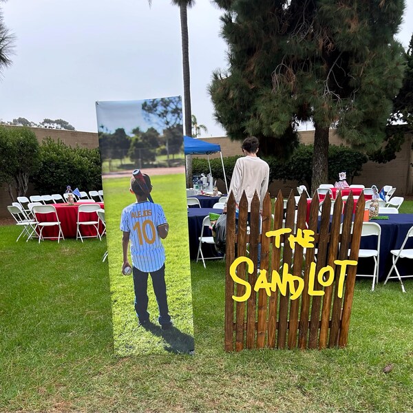 The Sandlot Wood Sign - Baseball Party Backdrop Sign - the Sandlot ...