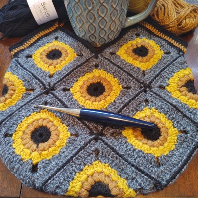 Hannah Tote Bag Pattern PDF Digital Download Granny Square - Etsy