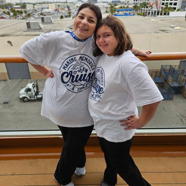 Making Memories One Cruise at A Time Shirt, Custom Family Cruise Shirts ...