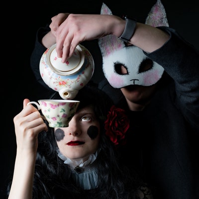 Goat Mask Burlap Goat Mask Cosplay, Theater, Photo Shoot Costume Prop ...