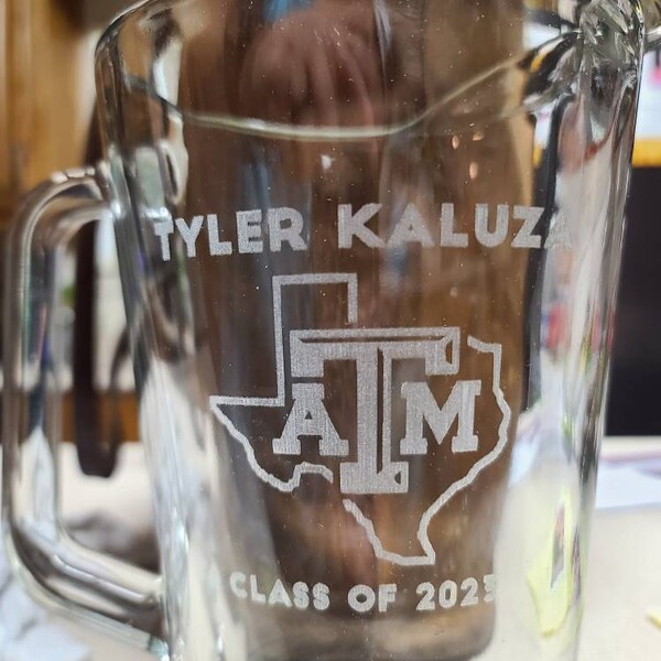 Custom Pitcher - Etched Glass Pitcher Housewarming Gift, Personalized ...