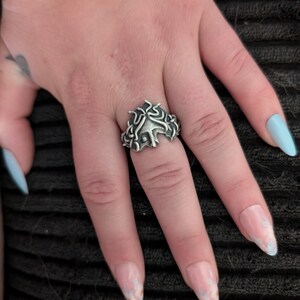 Handmade Greek Mythology Ring, Antique Greek Olympus Gods Statue Ruins ...