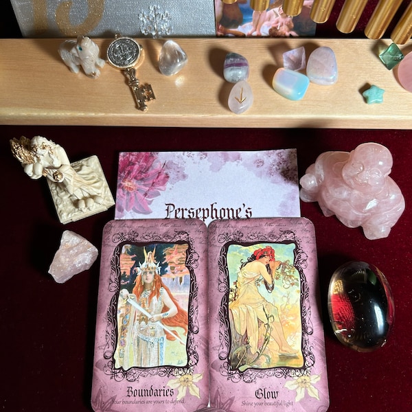 Persephone Oracle Deck Tarot Cards - Goddess Oracle - Witchy Gift ...
