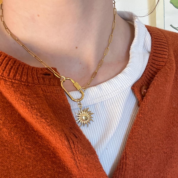 Puffy Initial Mini Bubble Letter Gold Filled Chain Necklace Stainless ...