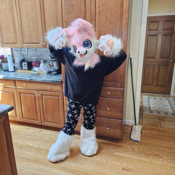 Kigurumi Fur Head, Cute Furry Mask Head, Furi Cos, New Fur Suit Head ...