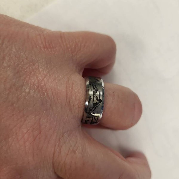 Engraved Origami Ring, Origami Ring, Origami Promise Ring, Traditional ...