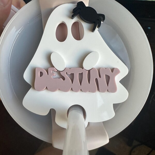 Stanley 40/30oz Cup Name Plate |ghost Stanley Topper | Personalized ...