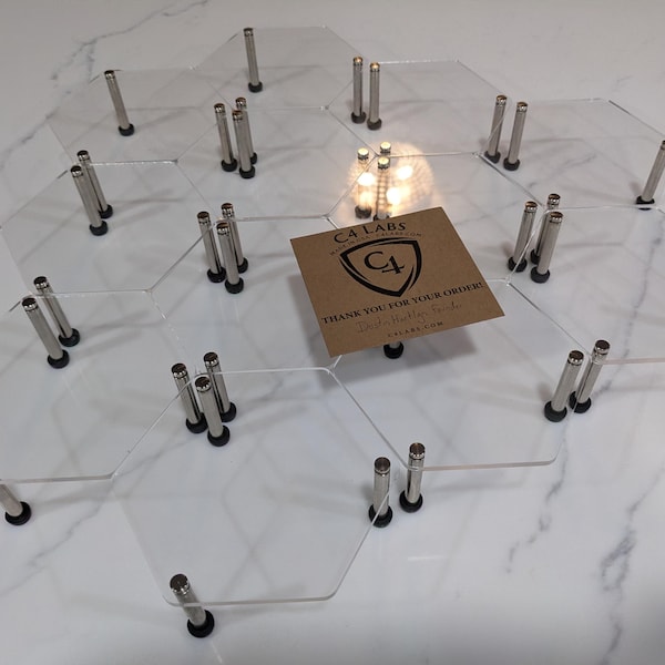 C4labs Bramble 4 or 6 Stack Cluster Case With Fans for Raspberry Pi5 ...