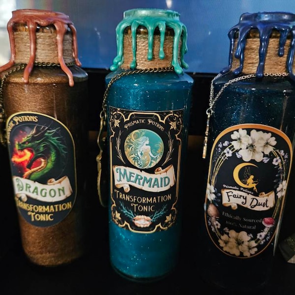 Mermaid Transformation Tonic: Color Changing Magic Potion and Sensory ...