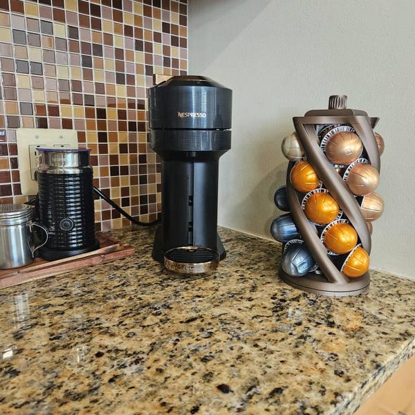 Spiral Nespresso Vertuo Pod Holder. Vertuo Capsule Dispenser Stand ...