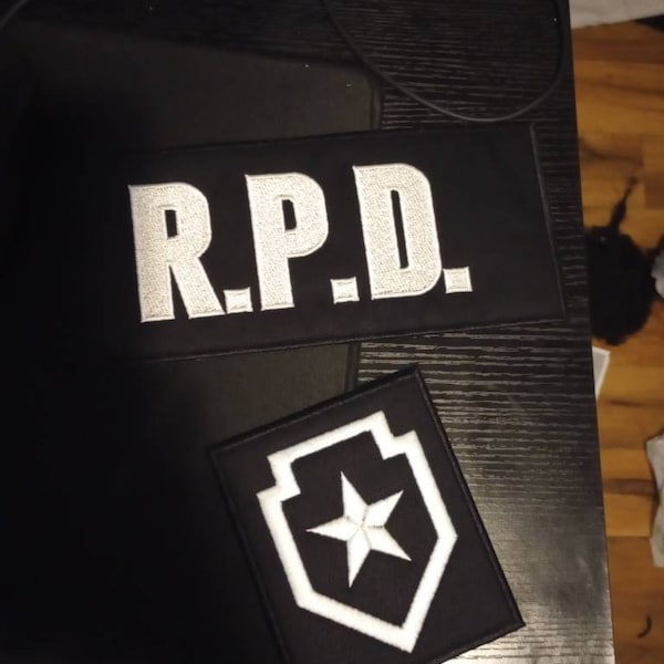 Resident Evil - RPD Kit - Embroidered Patch - Iron/sew on - Loop & Hook ...