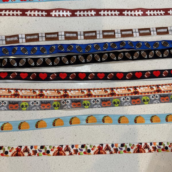 Red 1/4" Skinny Elastic, 1/4" Elastic, Soft Quarter Inch, Lightweight ...