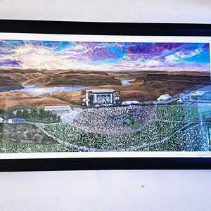 The Gorge Amphitheatre Fine Art Print - Etsy