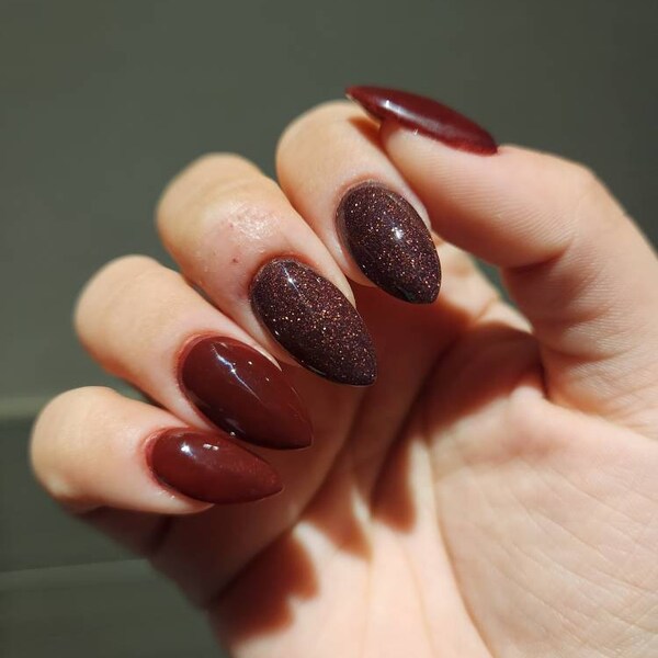 You Had Me at Merlot- Burgundy Nail Dip Powder, Maroon Dip Powder, Nail ...