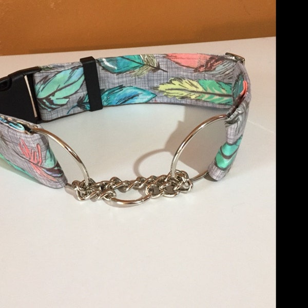 Half Check Chain Martingale Dog Collar Hardware Kit - Slides - Check ...