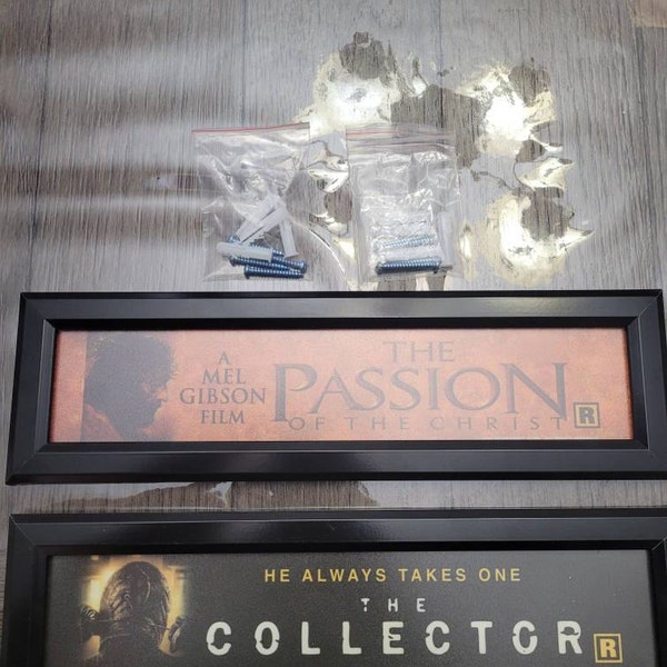 TWO 2.5"x11" Mylar Movie Poster Snap Frame From the Movie Poster Light ...