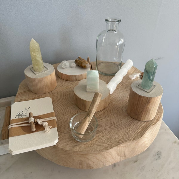 Wood Crystal Display Stand, Risers and Stands for Display, Mineral ...