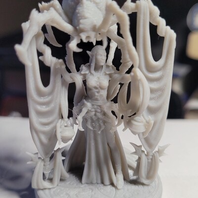 Drow High Priestess of Loth dark Elf Female Cleric 28mm,32mm, 54mm,75mm ...