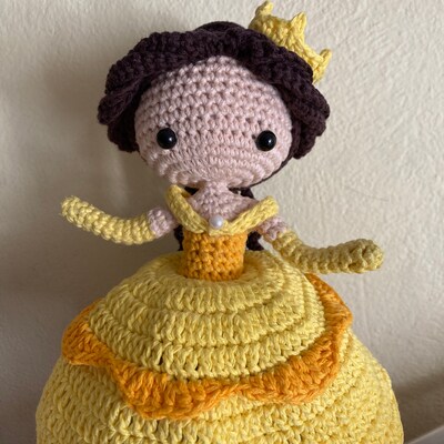 Icelyn Winter Doll With Cape Crochet Pattern amigurumi Doll - Etsy