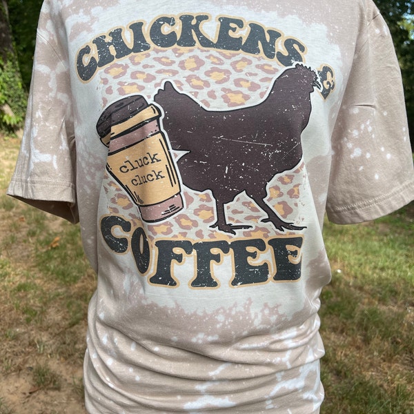 Chickens and Coffee Cluck Cluck High Resolution PNG Digital Design File ...