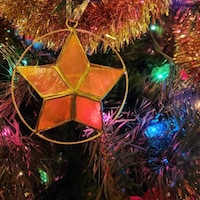 Mini Parol Capiz Star Ornaments - Etsy