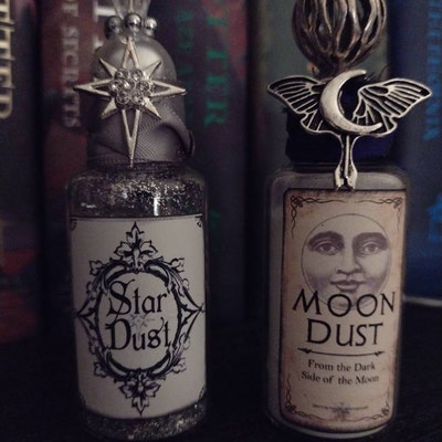 Silver Star Dust Magic Potion Bottles Magic Potions Fairy - Etsy